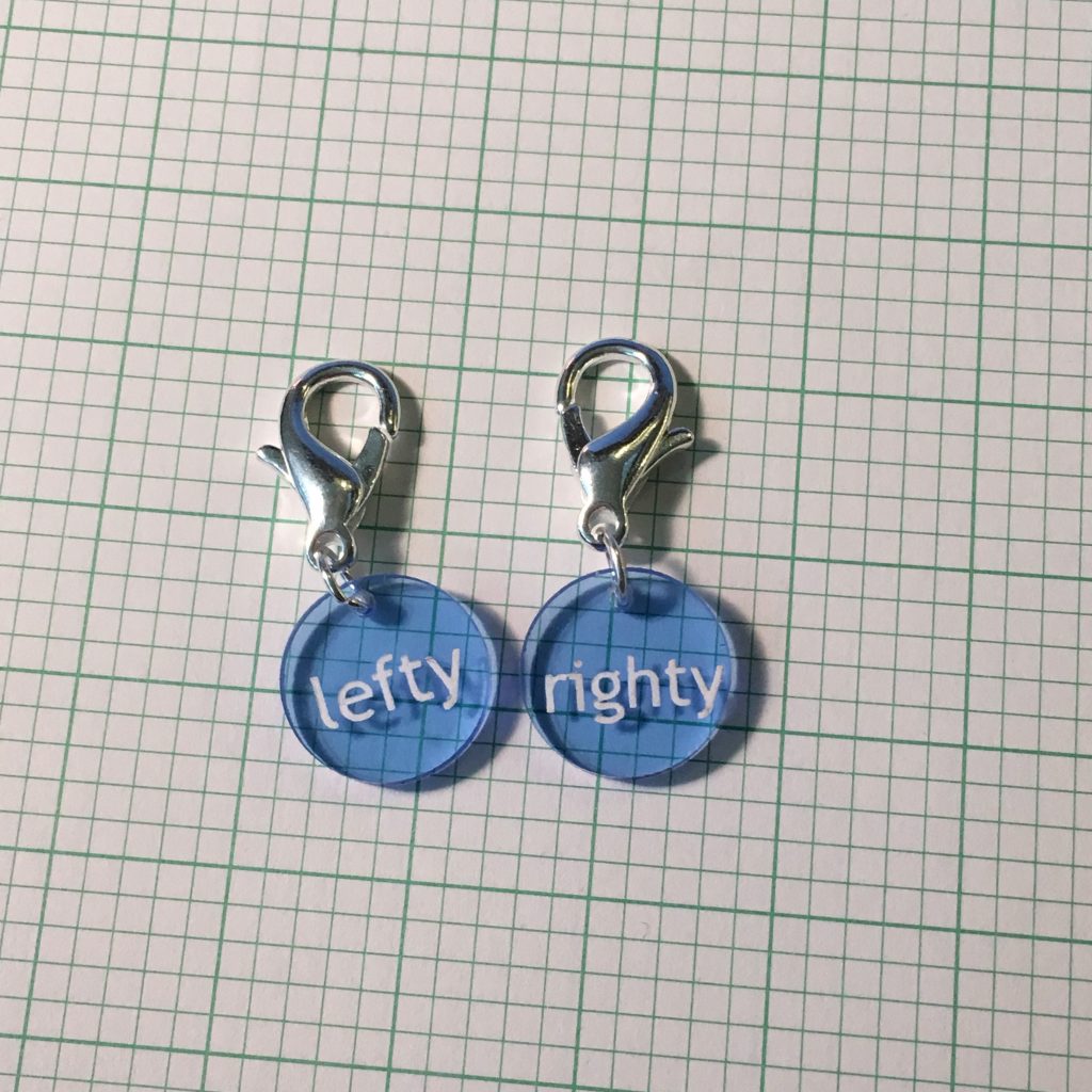 Right and Left Clasped Markers – acrylic | girlontherocks.com